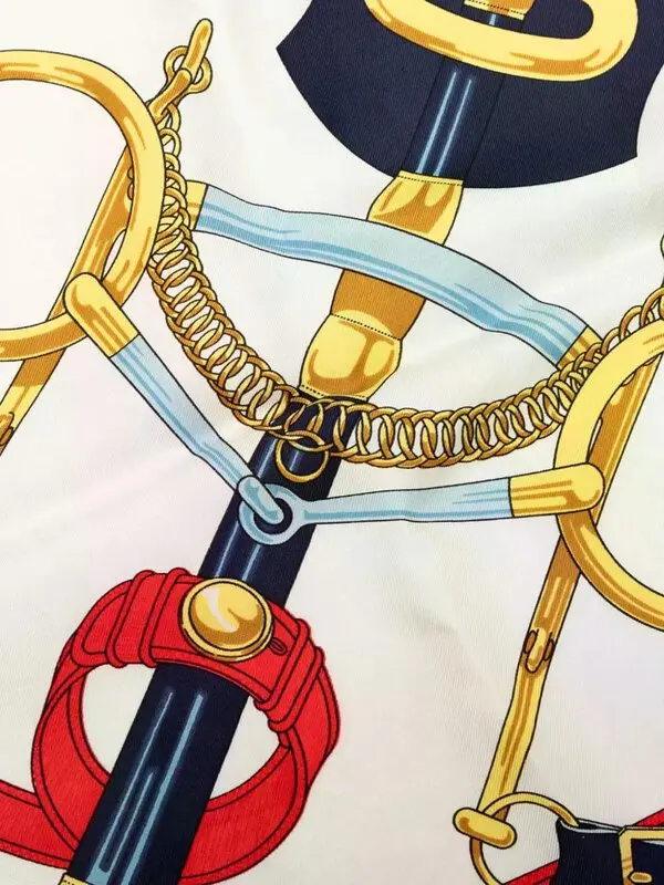 Hermès 2000-2026 Eperon D Or Silk Scarf 90 Scarves