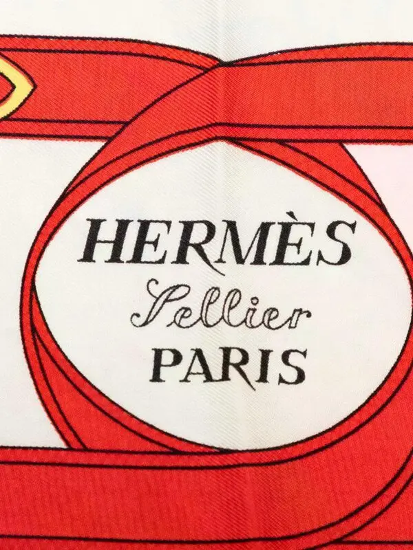 Hermès 2000-2026 Eperon D Or Silk Scarf 90 Scarves