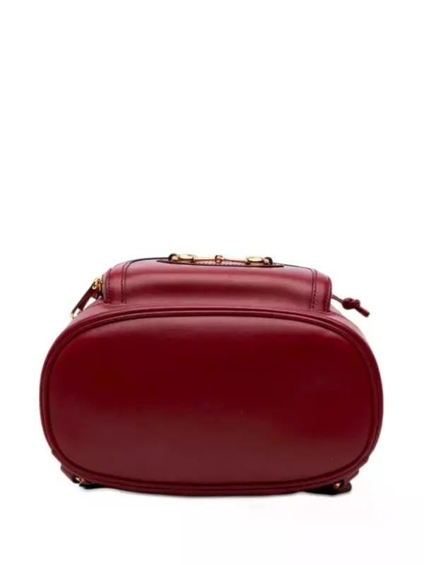 Gucci 2016-2026 Calfskin Horsebit 1955 Drawstring Backpack