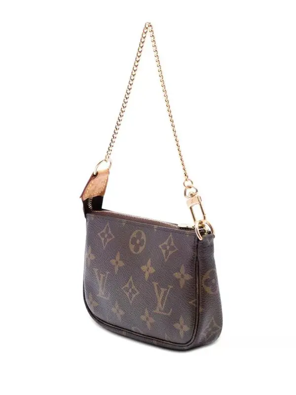 LOUIS VUITTON 2004 Monogram Mini Pochette Accessoires Handbag