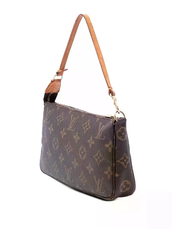 LOUIS VUITTON 2001 Monogram Pochette Accessoires Shoulder Bag