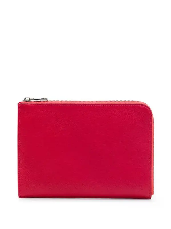 LOUIS VUITTON 2017 Taurillon Pochette Jour Pm Clutch Bag - Red