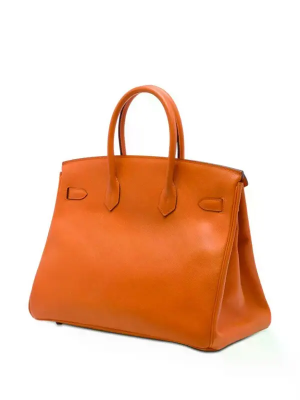 Hermès 2013 Epsom Birkin Retourne 35 Handbag - Orange