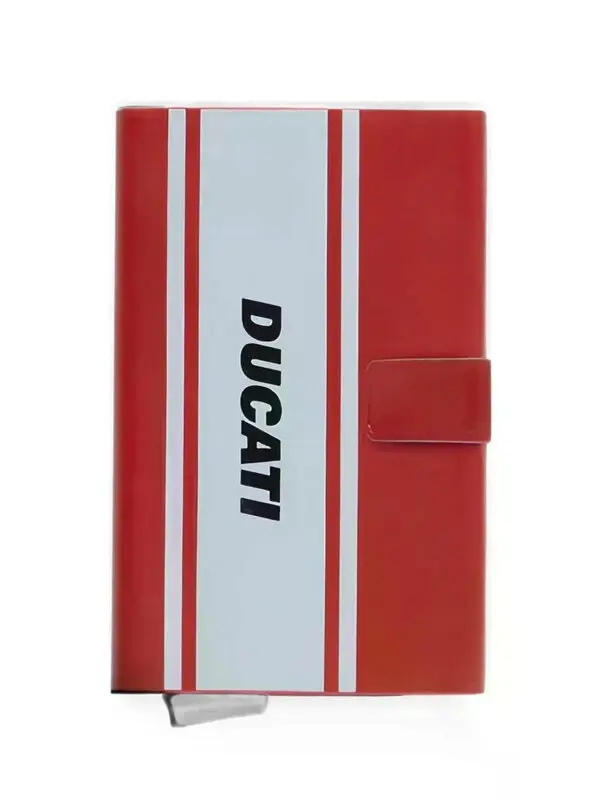 PIQUADRO X Ducati Logo-print Wallet - Red