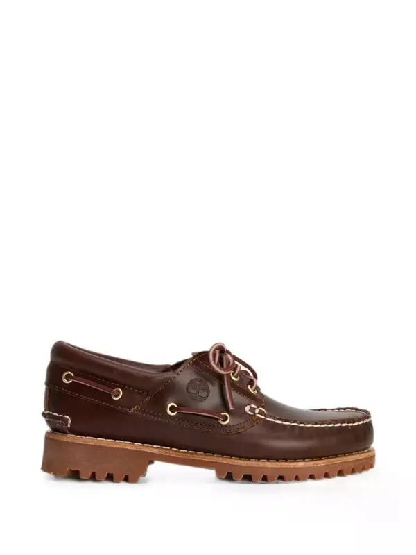 Timberland Sebago Ranger Waxy Lug-sole Boat Shoes - Red
