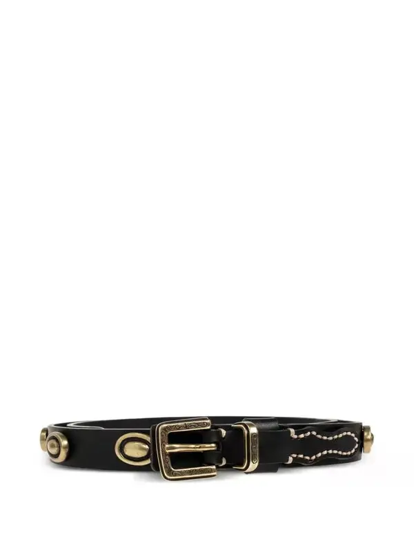 Etro Embellished Buckled Belt - Black