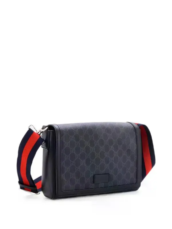 Gucci Gg Coated Canvas Messenger Bag