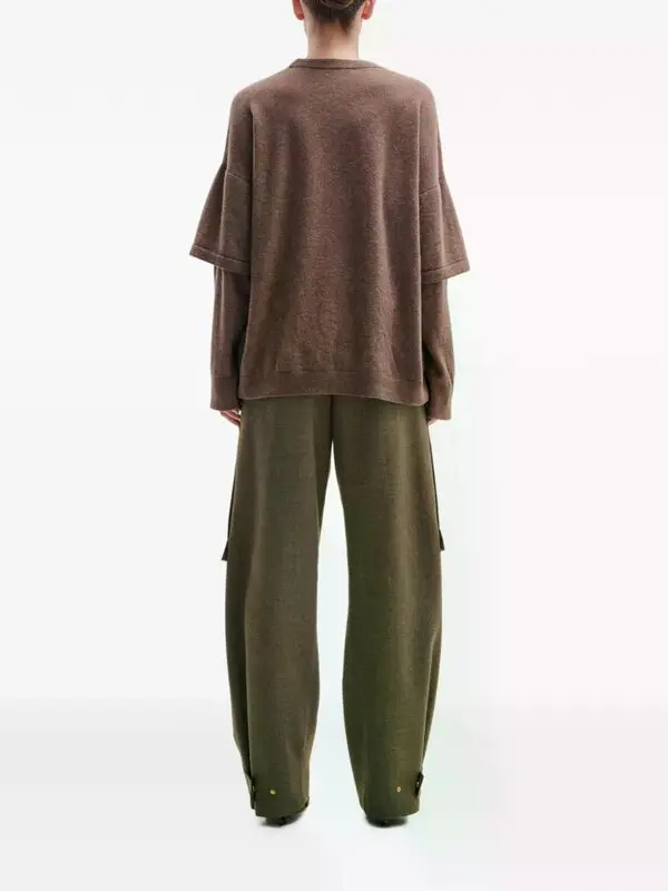DARKPARK Layered-sleeve Sweater