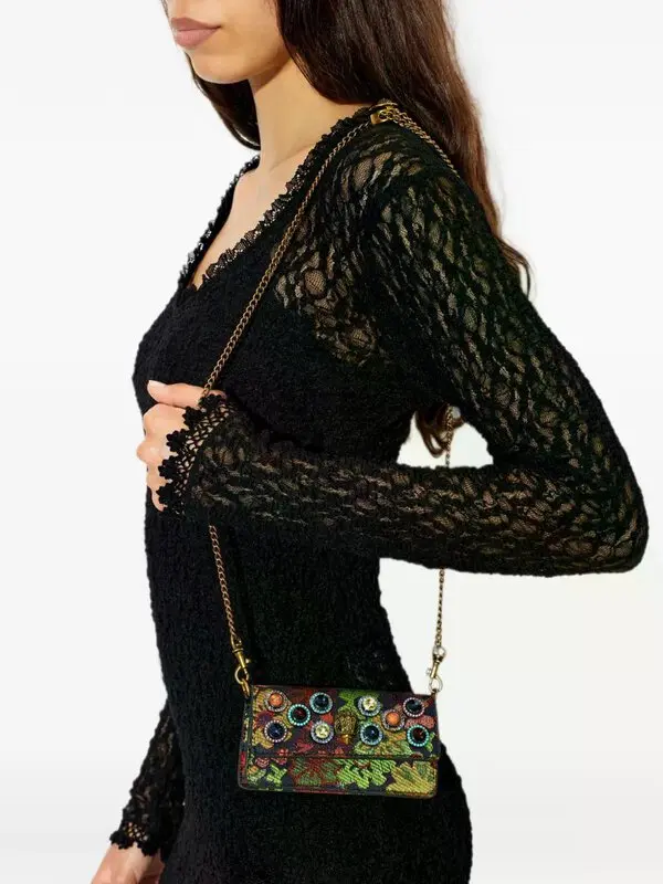 Kurt Geiger Long Nano Shoreditch Gem-embellished Bag
