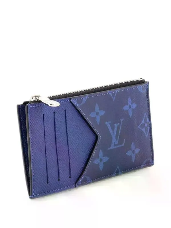 LOUIS VUITTON Coin Monogram Taigarama Card Holder