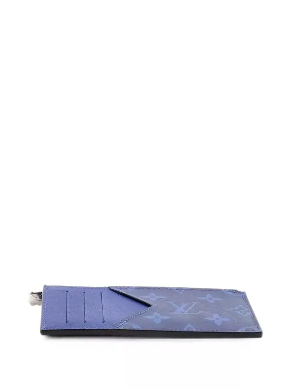 LOUIS VUITTON Coin Monogram Taigarama Card Holder