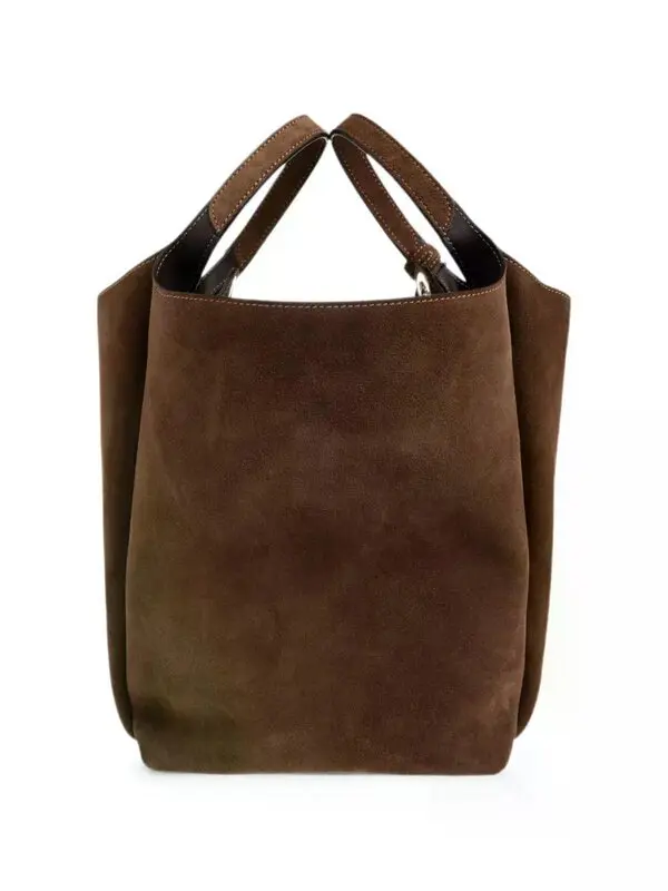 TOD'S T Timeless Suede Tote Bag