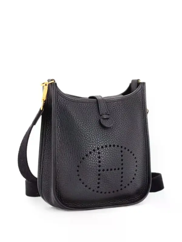 Hermès Evelyne Tpm Bag Gen Iii Clemence Crossbody Bag - Black