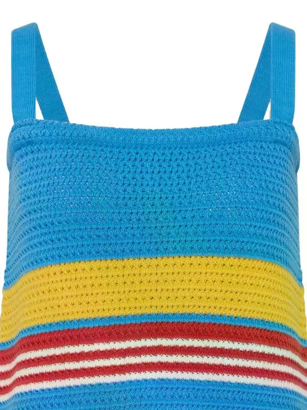 Posse Tammy Crochet Mini Dress - Blue