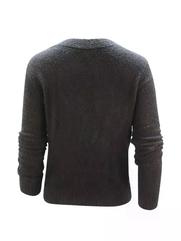 Vince Boucle Navy Cotton Sweater