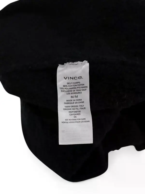 Vince Boucle Navy Cotton Sweater