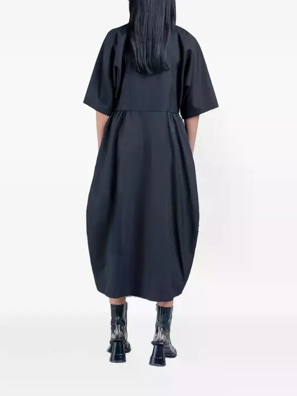 Henrik Vibskov Asymmetric Hem Short-sleeve Dress