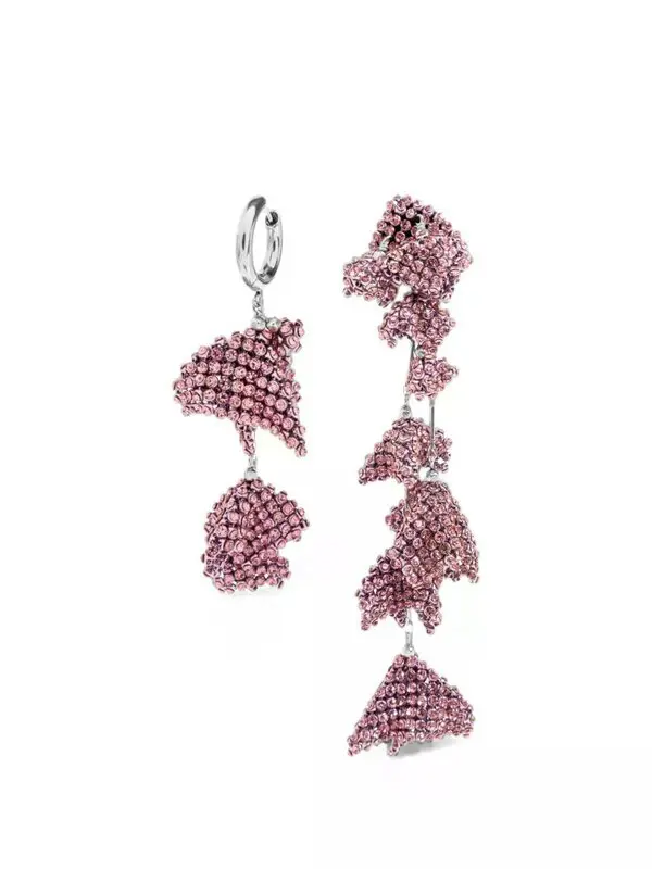 Isabel Marant Étoile Asymmetric Crystal-embellished Earrings