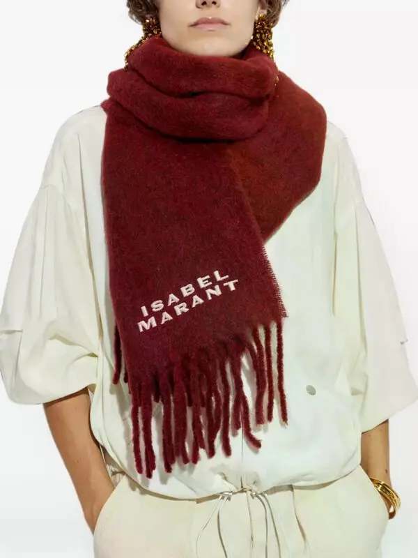 Isabel Marant Étoile Firny Logo-embroidered Scarf