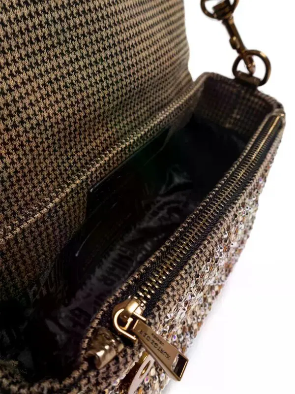 Kurt Geiger Mini Shoulder Bag With Crystal Embellishments