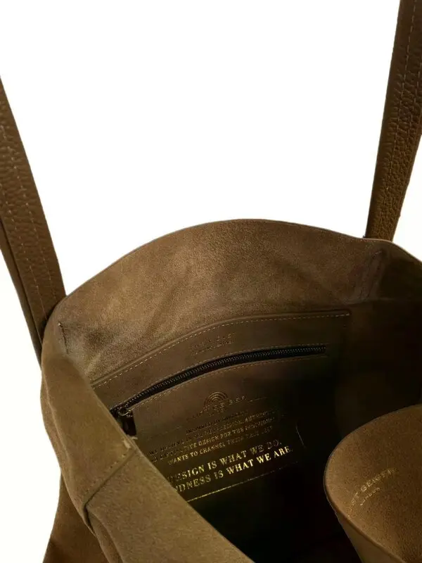 Kurt Geiger Large Violet Suede Tote Bag