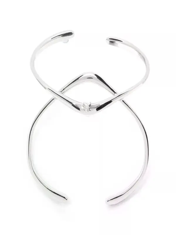 Patrizia Pepe Tone Crossover Bracelet - Silver