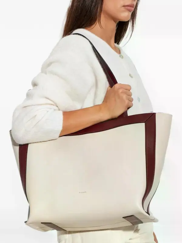 WANDLER Medium Ida Leather Tote Bag