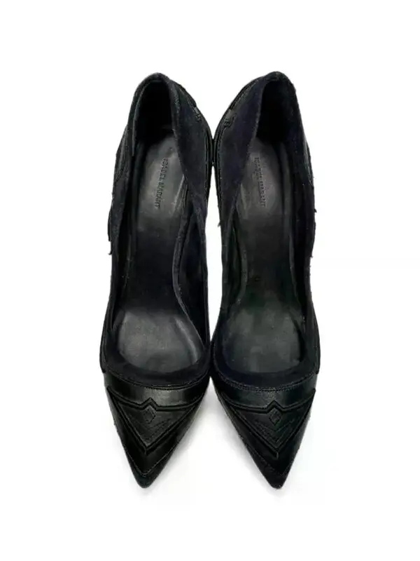 ISABEL MARANT VINTAGE Pointed-toe Suede Pumps
