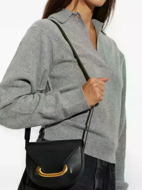 WANDLER Small Veneto Cross Body Bag - Black