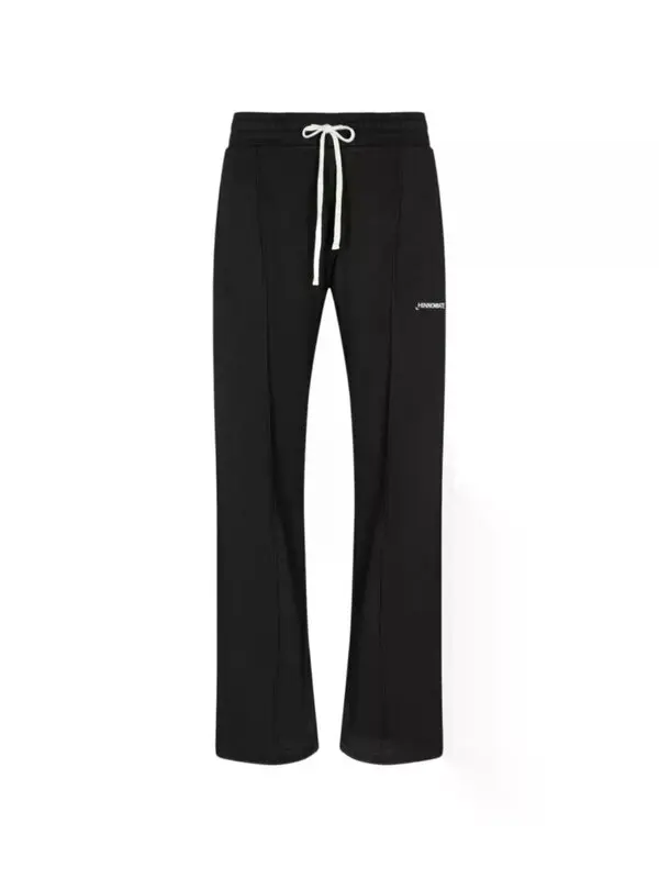 HINNOMINATE Logo-print Drawstring Track Pants - Black