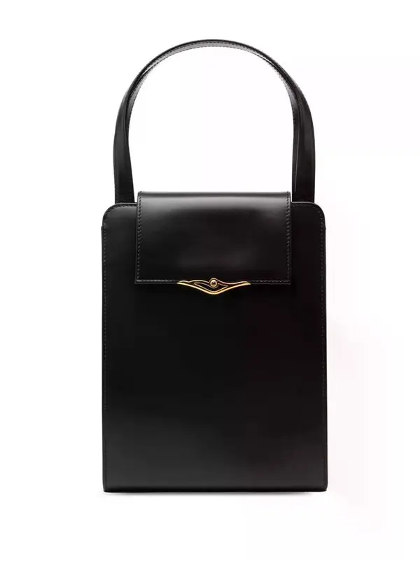 Cartier 20th Century Leather Sapphire Line Handbag
