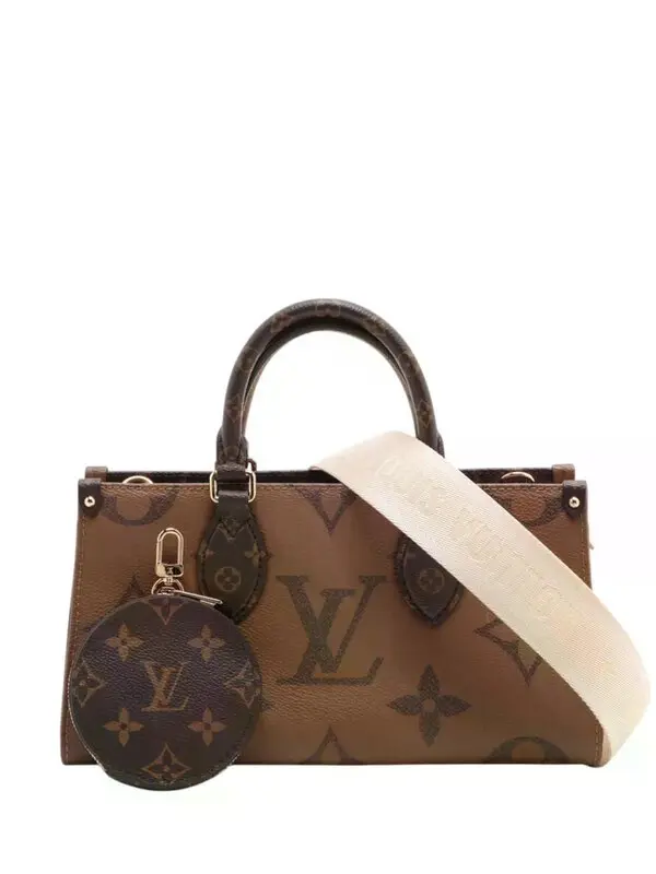 LOUIS VUITTON 2020-2026 Monogram Reverse Onthego East West Satchel