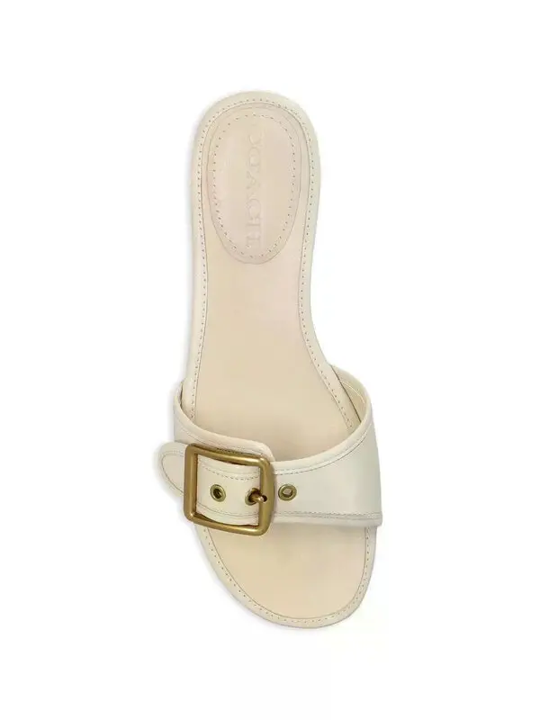COACH Buckle-fastening Leather Sandals