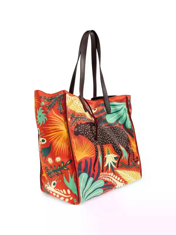 Etro X Tabby Booth Unfold Me Cheetah-print Tote Bag