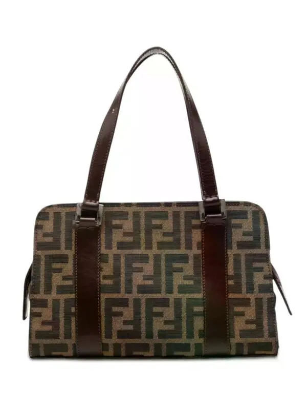 Fendi 2000-2010 Zucca Canvas Handbag