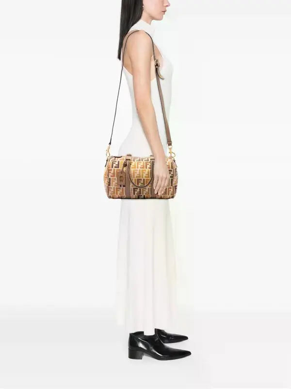 Fendi 2000-2010 Zucca Canvas Selleria Satchel