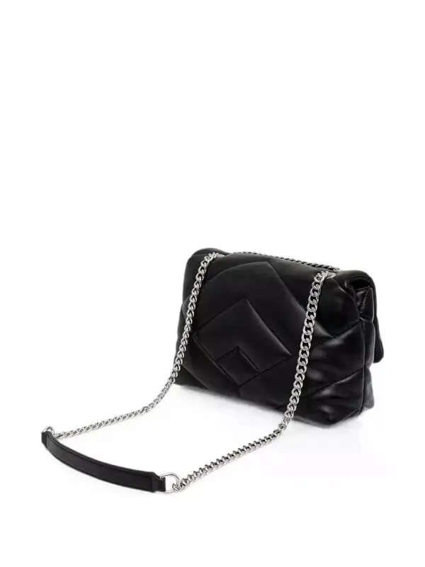 Armani Exchange Quilted Logo-plaque Shoulder Bag
