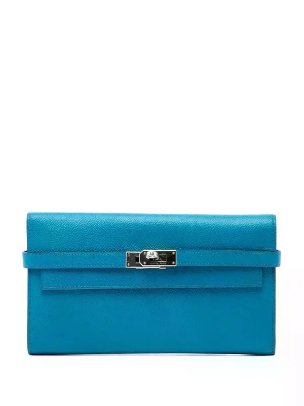 Hermès 2000-2026 Epsom Kelly Trifold Wallet Long Wallets