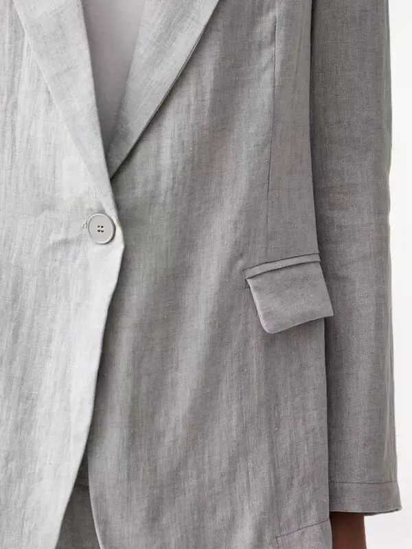 VICOLO Single-breasted Notched-lapels Blazer