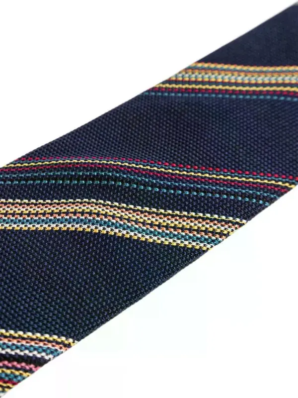 Paul Smith Artist Stripe Silk Tie
