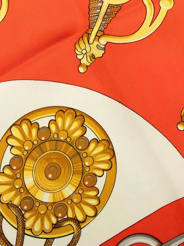 Hermès 1986-2011 Cliquetis Silk Scarf 90 Scarves