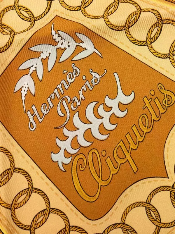 Hermès 1986-2011 Cliquetis Silk Scarf 90 Scarves