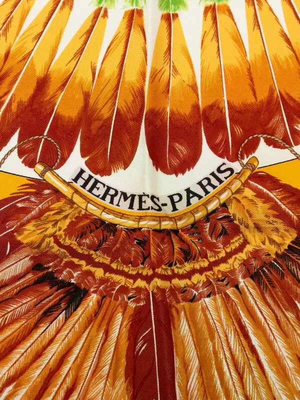 Hermès 1988 Brazil Silk Scarf 90 Scarves