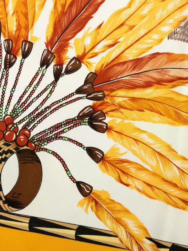 Hermès 1988 Brazil Silk Scarf 90 Scarves