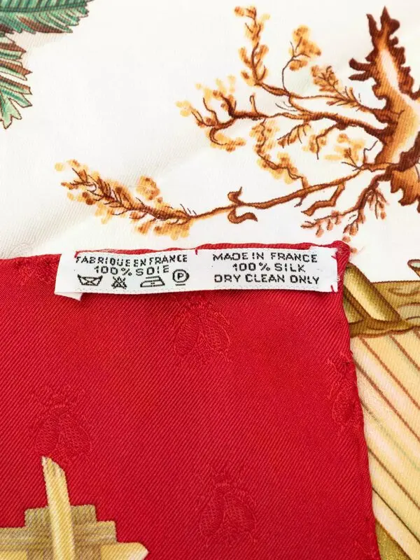 Hermès 1990-2000 Herbier De Gavarnie Silk Scarf 90 Scarves