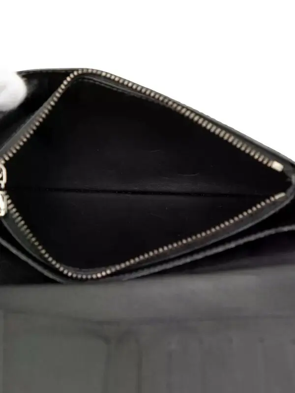 LOUIS VUITTON 2021-2026 Monogram Eclipse Brazza Wallet Long Wallets