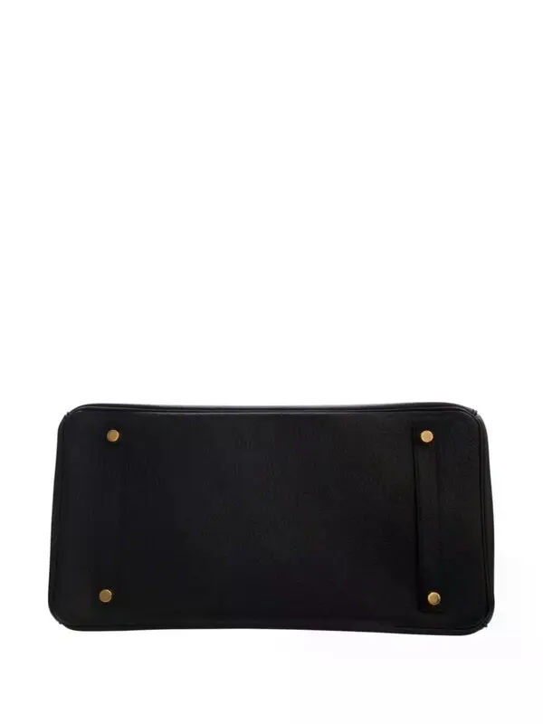 Hermès 1997 Togo Birkin Retourne 35 Handbag - Black