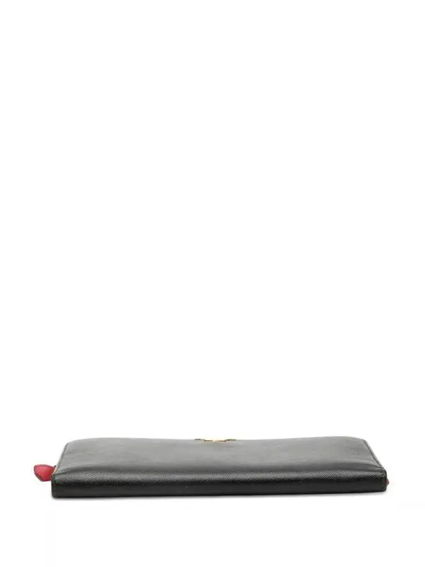Prada 2010-2026 Saffiano Zip Around Wallet Long Wallets