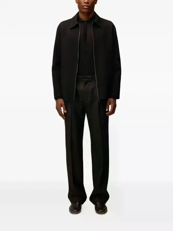 RETORI Pleated Flannel Trousers