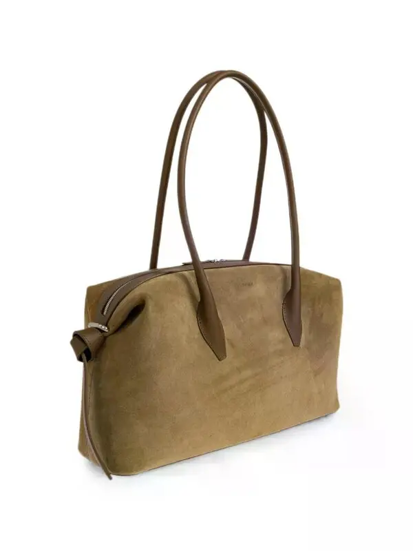 Yuzefi Brioche Duffle Suede Shoulder Bag